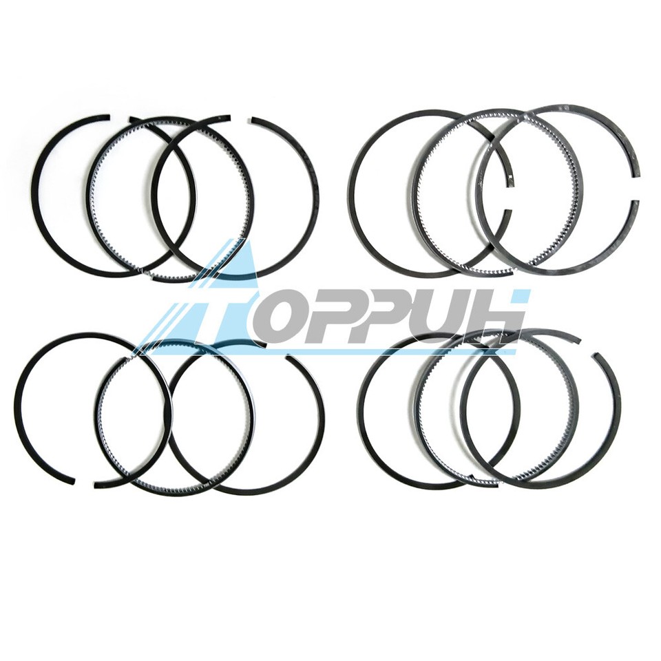 4 set Piston + Rings Kit STD for Mazda HA T3000 3.0L Engine Hyster Yale ...