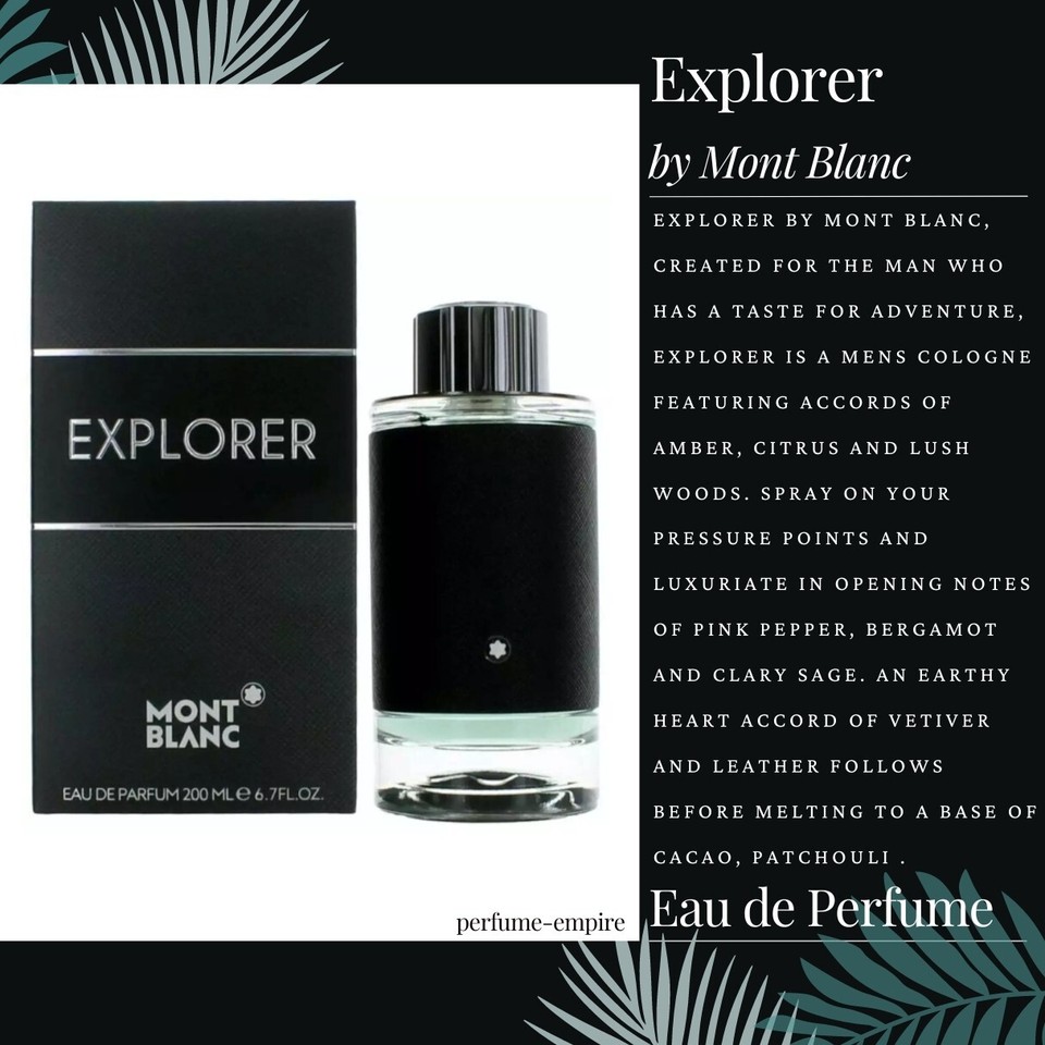 Explorer by Mont Blanc cologne for men EDP 6.7 / 6.8 oz New in Box ...