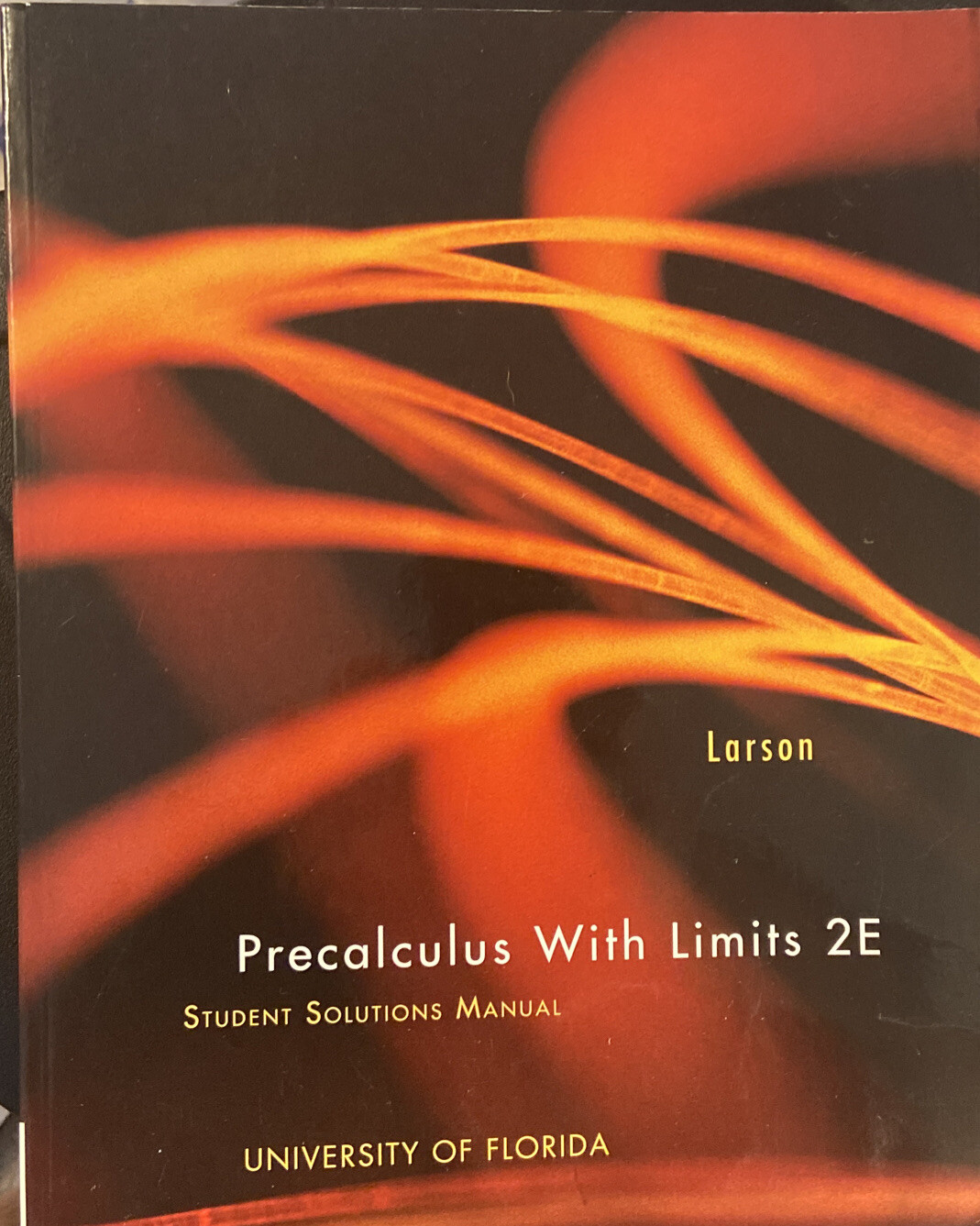 Precalculus with Limits University of Florida by Ron Larson 2nd Edition ...