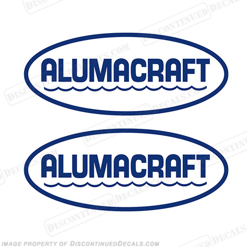 Fits Alumacraft Boat Logo Decals - Style 1 (Set of 2) | eBay