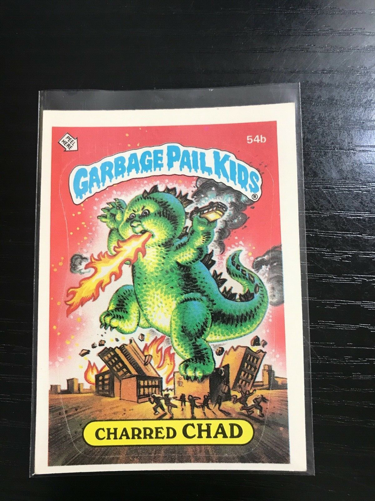 1985 Topps Garbage Pail Kids Series 2 Charred Chad 54b | eBay
