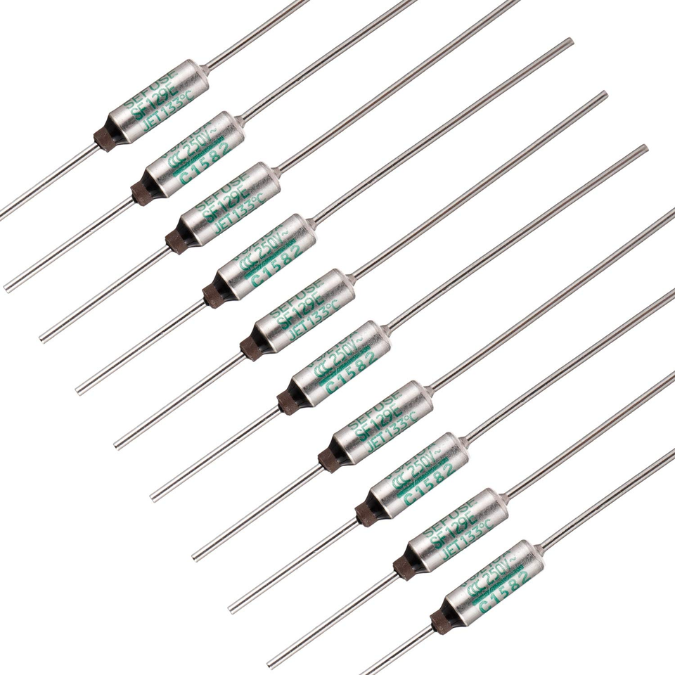 SF129E SEFUSE 10A 250V Thermal Fuses 133 Degrees Celsius Thermal ...