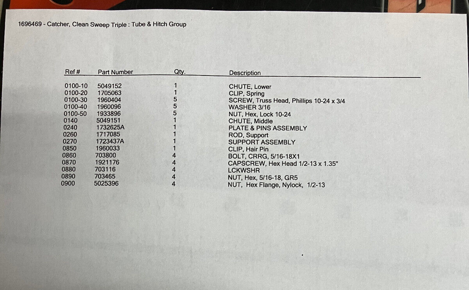 NEW Simplicity Triple Catcher Bagger Clean Sweep #1696469 | eBay