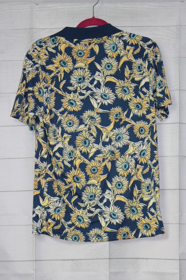 Goodfellow Men's Sunflower Golf Polo NWT Sz L | eBay