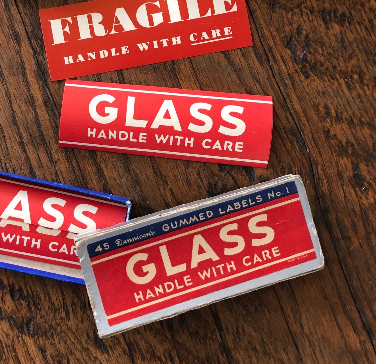 Fragile Glass Labels Printable
