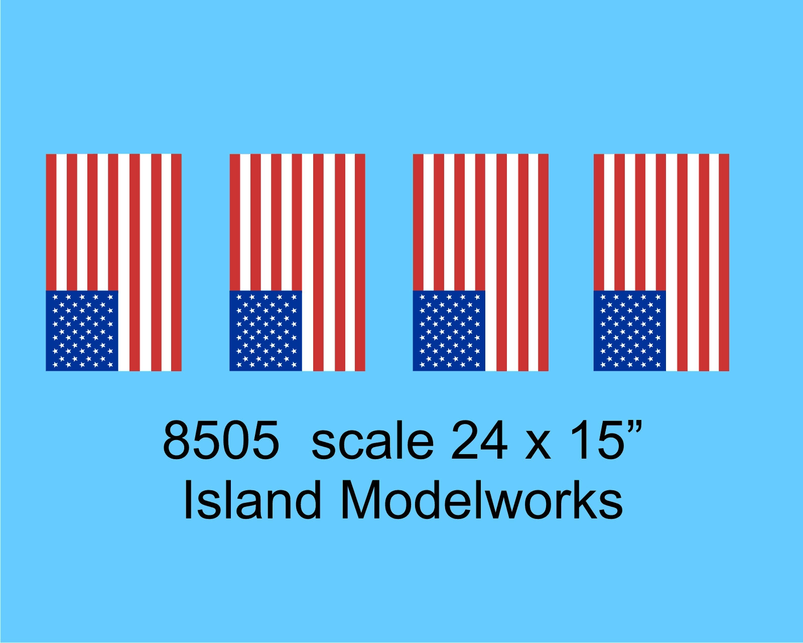 8505 HO scale American flags decal | eBay