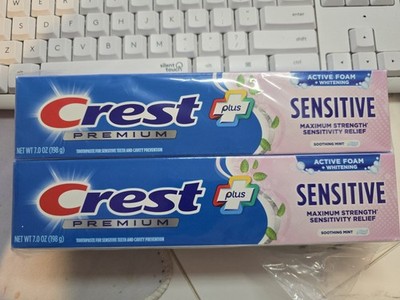 NEW! Crest Sensitive Premium Plus Toothpaste Mint Flavor Pack of 2 | eBay