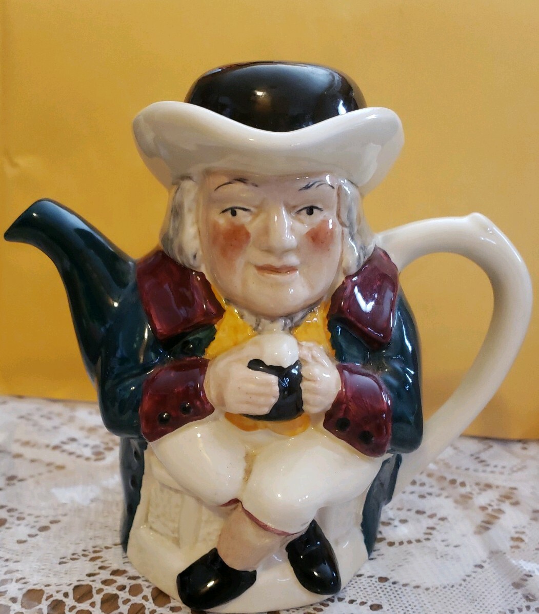 Wood Potters of Burslem " Toby Philpot" Made In England Pitcher Tea Pot ...