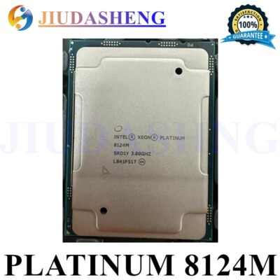 Intel Xeon Platinum 8124M 18 Core 3GHZ 24.75MB L3 Cache SR37R 240W CPU Processor | eBay