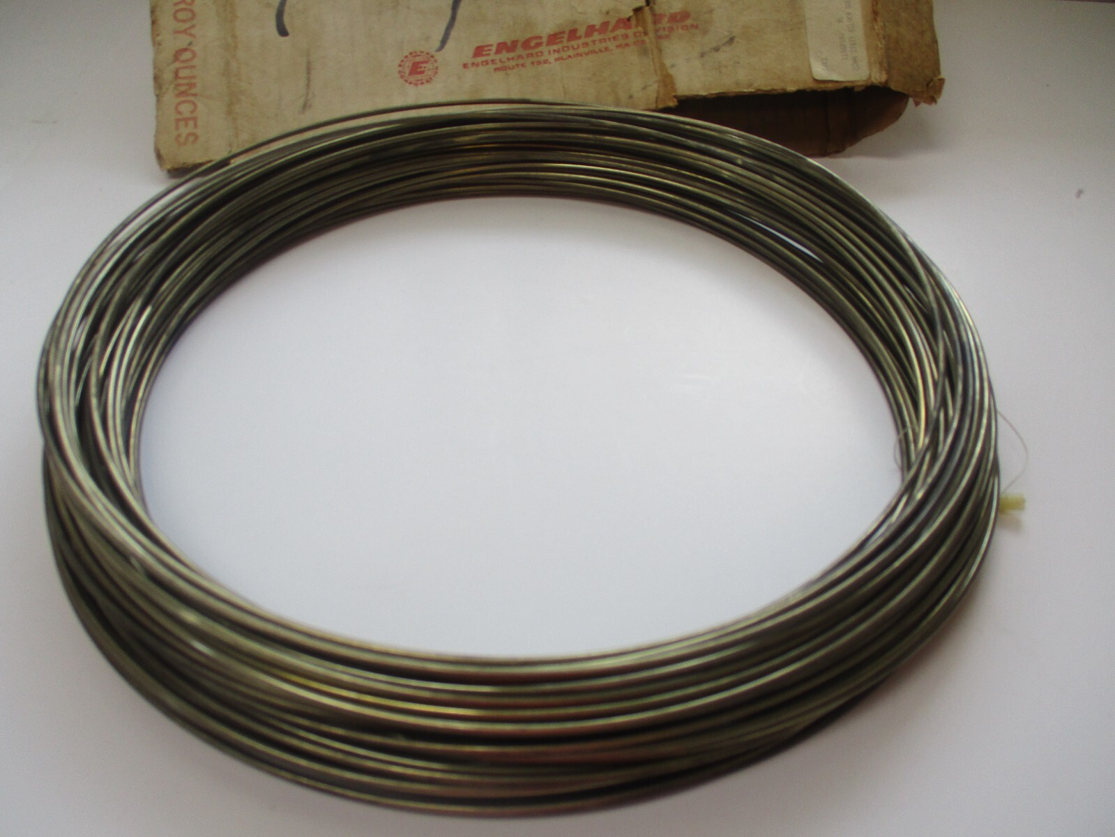 ENGELHARD SILVALOY BRAZING ALLOY, 50 TROY OZ, CONN STRIP SILVER SOLDER ...