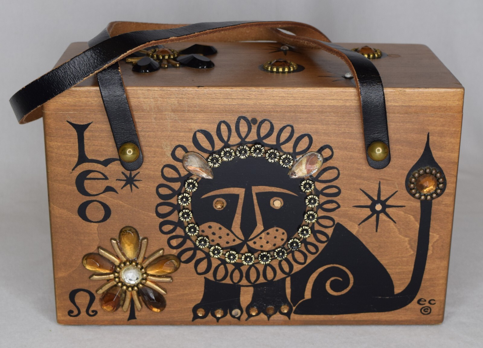 Vintage Leo Lion Zodiac Enid Collins Original Box Bag… - Gem