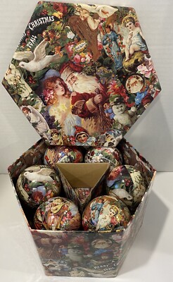 Set Of 12 - Tri-Coastal Angels & Other Designs Christmas Ornaments With ...