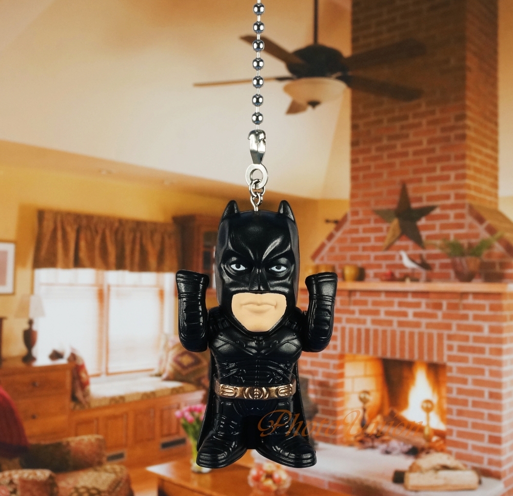 Dark Knight RISE BATMAN Ceiling Fan Pull Light Lamp Chain Decor K484 D ...