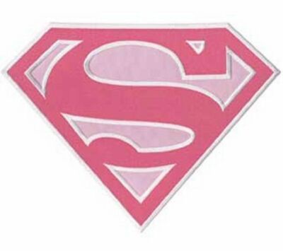 Supergirl Logo Large 10" Wide Embroidered Iron on Patch | eBay