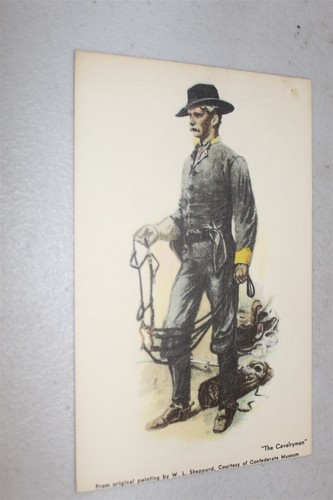 CIVIL WAR CONFEDERATE MUSEUM THE CAVALRYMAN POSTCARD UNUSED | eBay