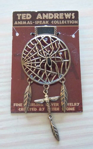 Spider Pendant Ted Andrews by Peter Stone Sterling Silver .925 New ...