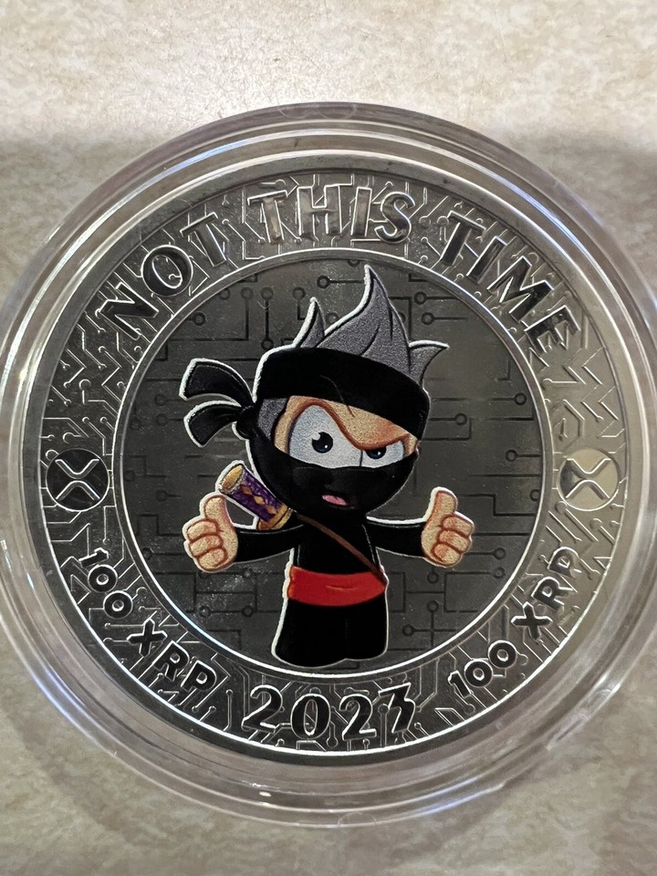 XRP Army Coin Blue Signed COA Only 500 Made 1 Oz Silver .999 loaded ...