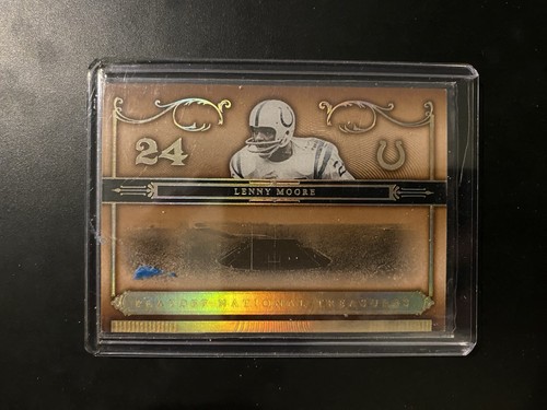 2006 NFL National Treasures Gold Lenny Moore Baltimore Colts #08/25 | eBay