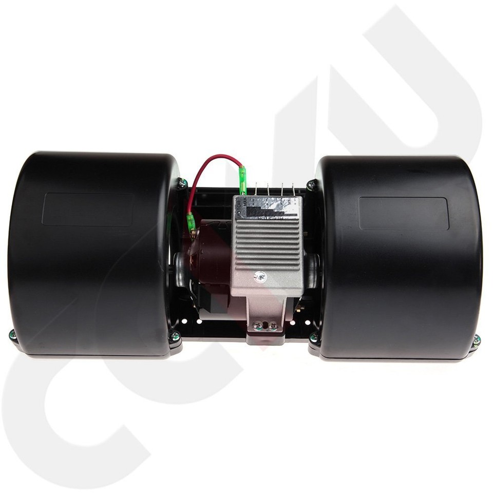 HVAC 12V Heavy Duty Bus Heater Blower Motor with Fan Cage Front 006-A40 ...