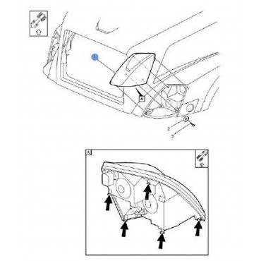 Genuine Volvo Truck 82329127 Headlight Assy Right Side (Passenger Side ...
