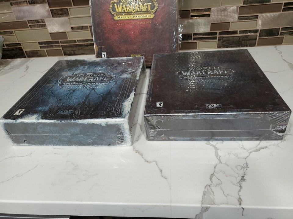 World of Warcraft Collectors Edition Lot - Lot Of 3 NEW Boxes Classic ...