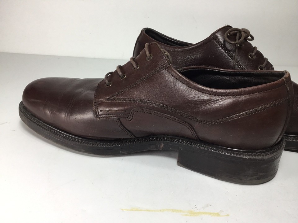 Bill Blass Mens Shoes Brown Leather 12 Oxford Style Work Shoes 43003 ...