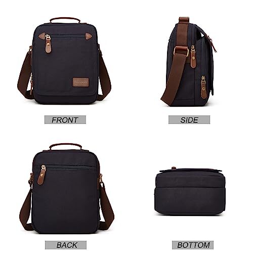 Small Canvas Messenger Bag for MenVintage Causal Shoulder Bag ...