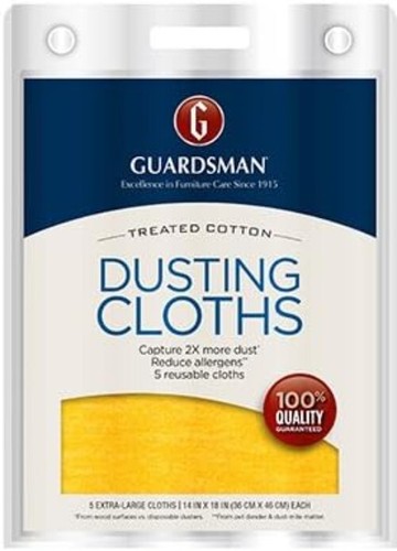 Ultimate Yellow Cotton Dusting and Cleaning Cloth - Reusable & Durable ...