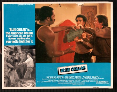 Lobby Card: Blue Collar 11"x14" Lobby Card #1 Richard Pryor Harvey ...