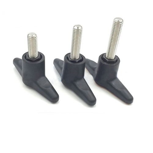M8 Plastic T-type tightening handle screw adjustable knob stainless ...