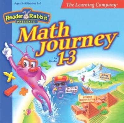 Reader Rabbit Math Journey Grades 1-3 PC MAC CD learn numbers fractions game! | eBay