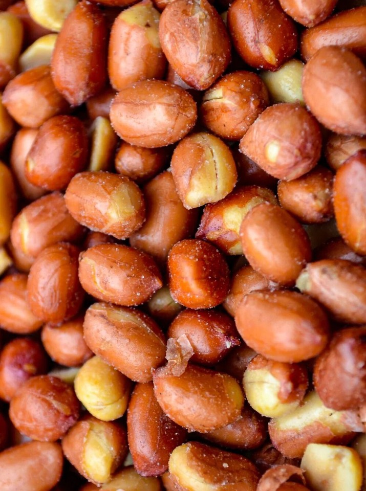 Snack Delight Roasted and Salted Red Skin Peanuts, Spanish Peanuts | eBay
