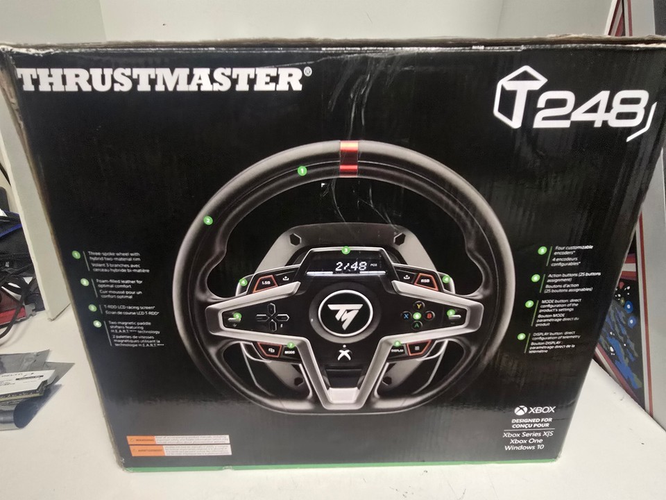 Thrustmaster T248X Racing Wheel & Magnetic Pedals Xbox Series X|S One PC 663296422569| eBay