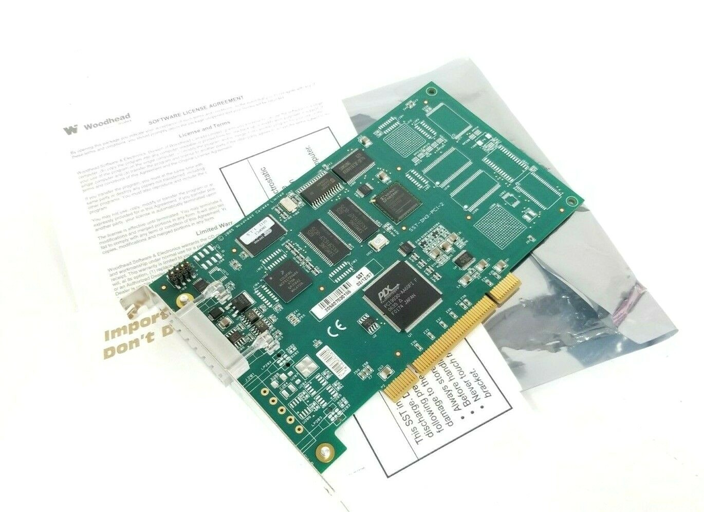 NIB WOODHEAD / ABB SST-DN3-PCI-2 INTERFACE CARD DSQC-658 3HAC-025779 ...