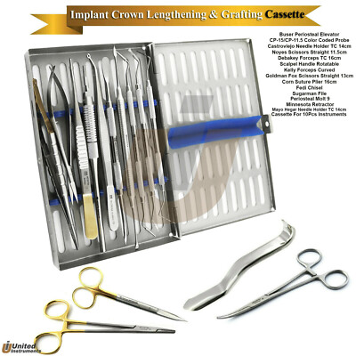 Dental Implant Crown Lengthening Grafting Kit Periodontal Microsurgery ...