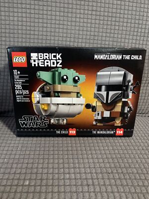 New LEGO 75317 Brick Headz Star Wars The Mandalorian & The Child ...