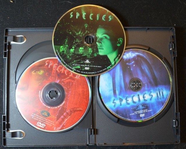 Species Triple Feature DVD Set 2008 Release Species Species 2 & Species ...
