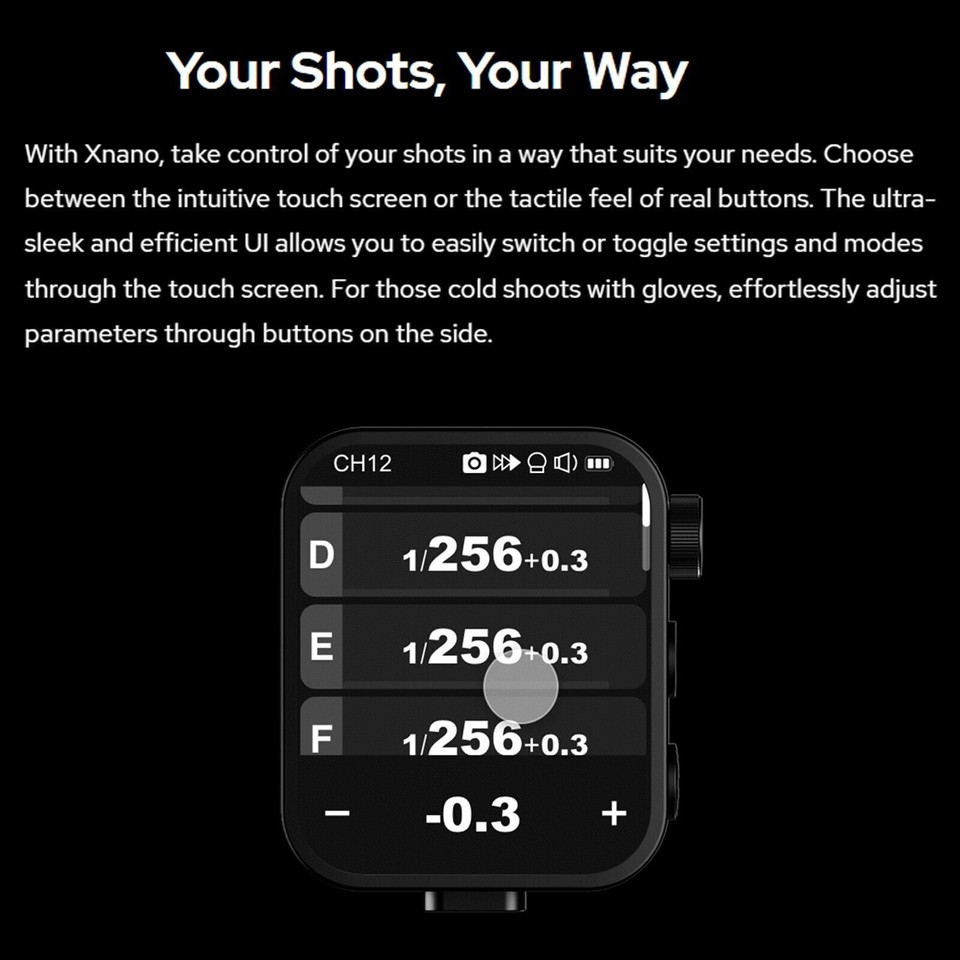 Godox X3 TTL HSS Touch Screen Trigger Wireless Transmitter for Nikon ...