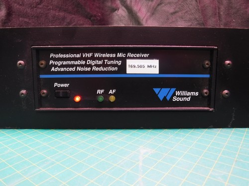 VHF WILLIAMS SOUND WIRELESS MICROPHONE RECEIVER WMS R11 | eBay