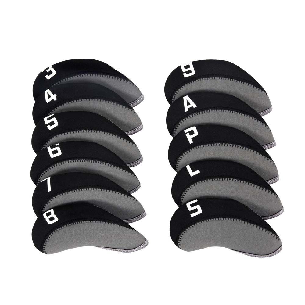 11Pcs/set Golf Club Iron Head Cover Protector Golf Protective-Headcover ...