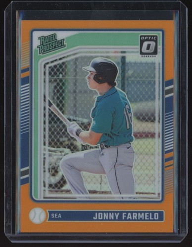 2024 Donruss Jonny Farmelo Rookie /199 Seattle Mariners #156 Optic ...