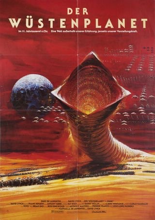 Der Wustenplanet German Movie Poster Dune Sandworm Sci Fi 12x8in Metal ...