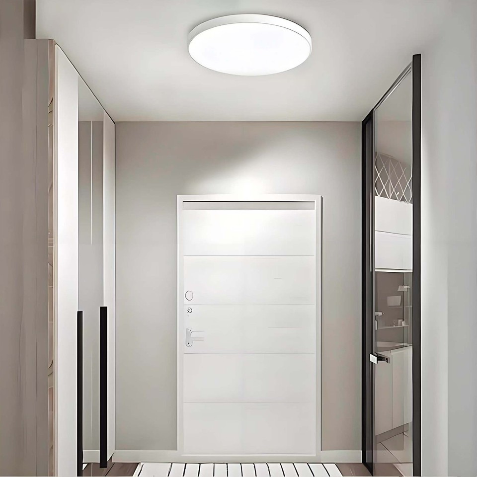 Flush Mount LED Ceiling Light 12 Inch, Ultra Thin 1.97" Low Profile ...