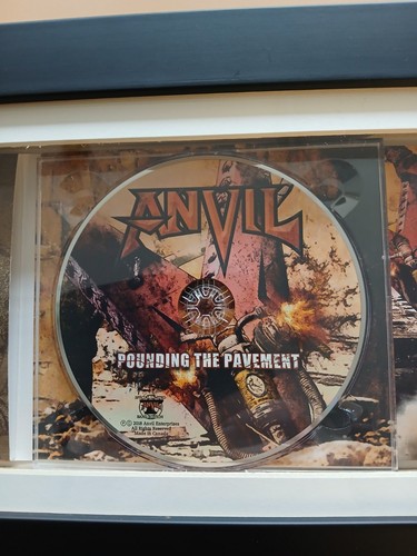 Anvil Pounding The Pavement Autographed Band Signed Lips Kudlow Robb ...