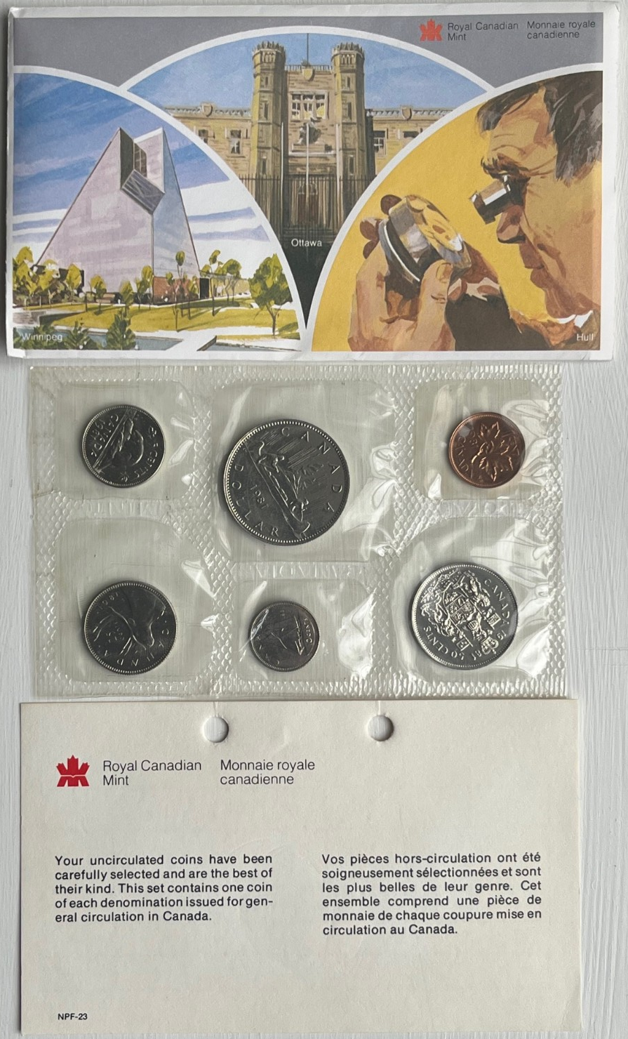 CANADA 1981 Uncirculated Coin Prooflike Set Royal Canadian Mint | eBay