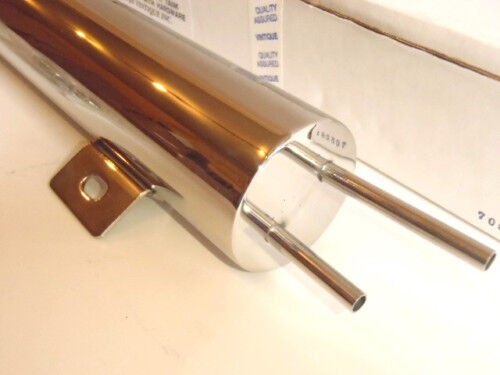Stainless Steel 19" Radiator Coolant Overflow Tank 2.0 Pint Hot Rat Rod ...