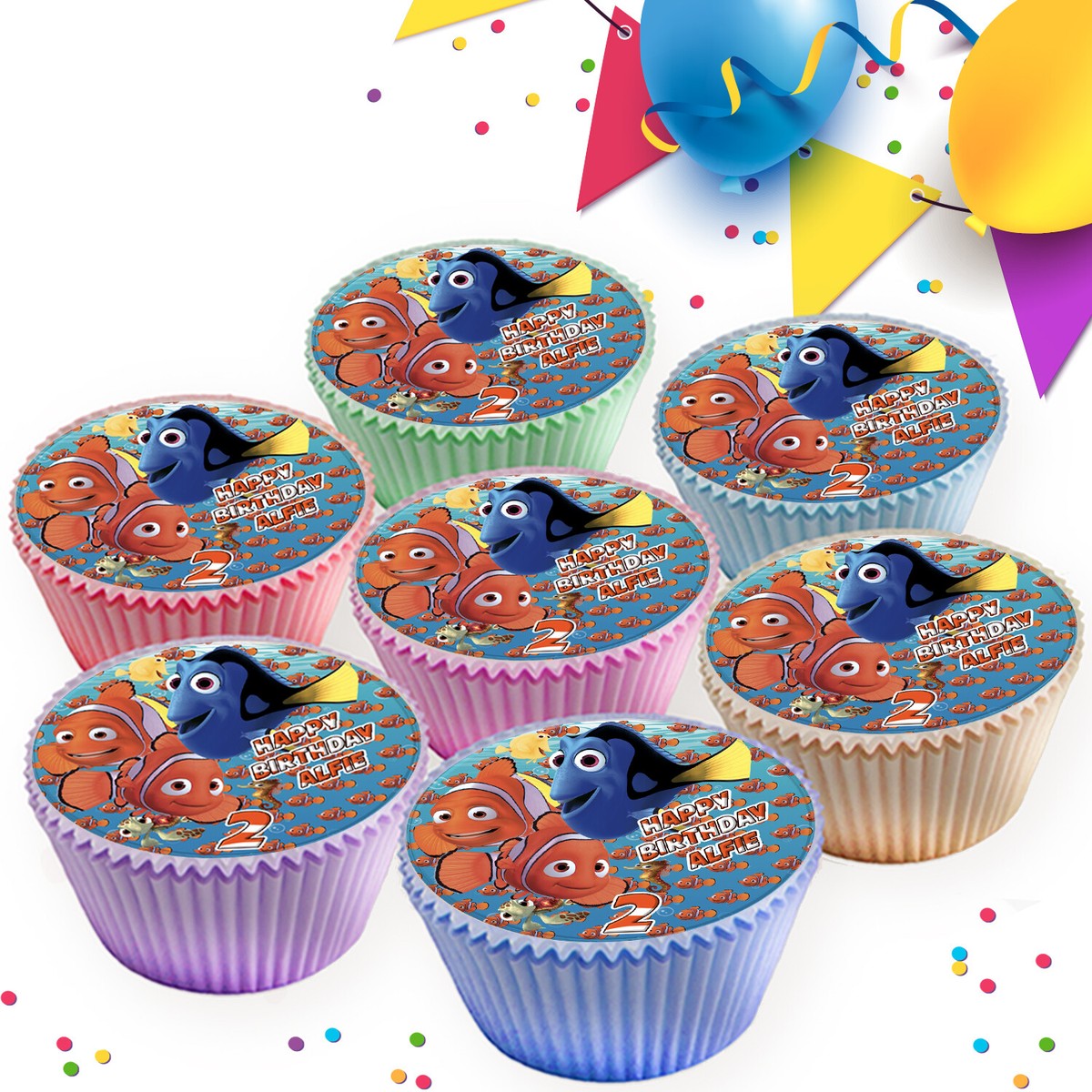 Finding Nemo Cupcake Cake