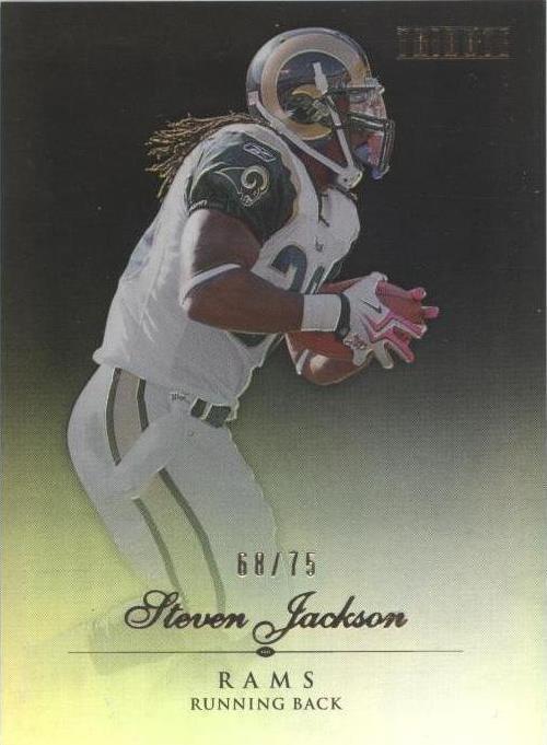 2010 Topps Tribute - Steven Jackson #69 Black Rainbow /75 for sale ...