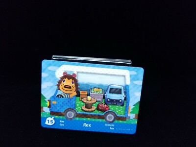 New Rex 15 Welcome amiibo Series - Animal Crossing Amiibo Card | eBay