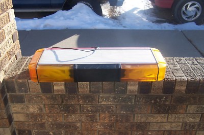 Whelen Edge 9000 mini amber/light bar 28" tested &working | eBay